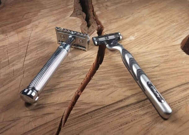 #1 Safety Razor vs Cartridge Razor (Infographic)