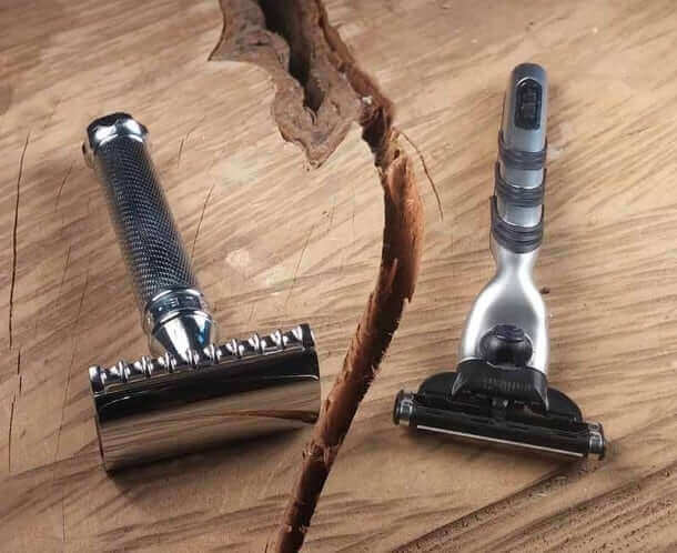 #1 Safety Razor vs Cartridge Razor (Infographic)