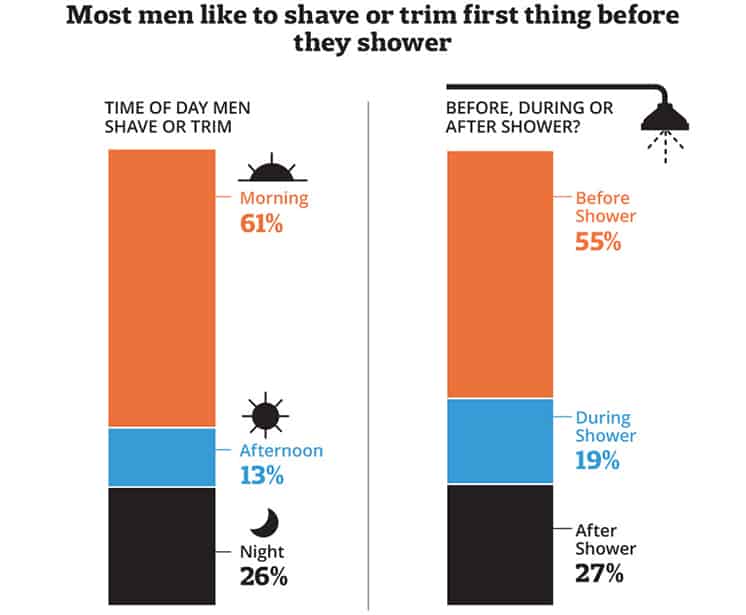 Men's Facial Hair and Shaving - Styles, Habits, & Concerns (2019 Survey)
